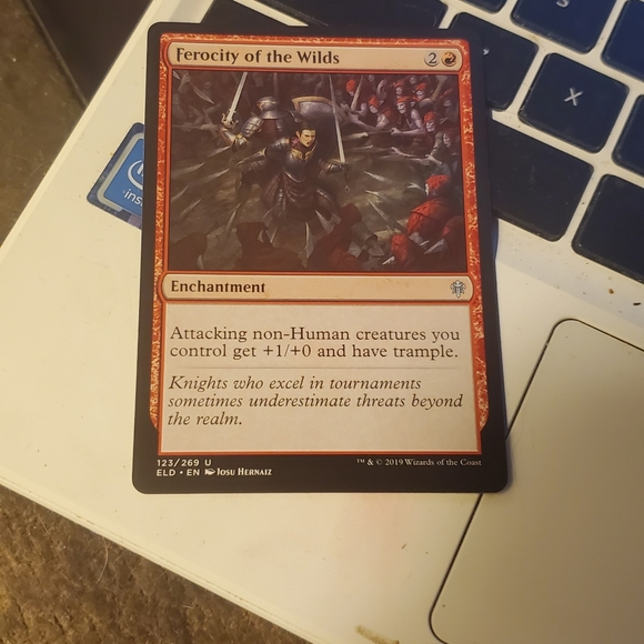 Other | Ferocity Of The Wilds Magic Card | Poshmark